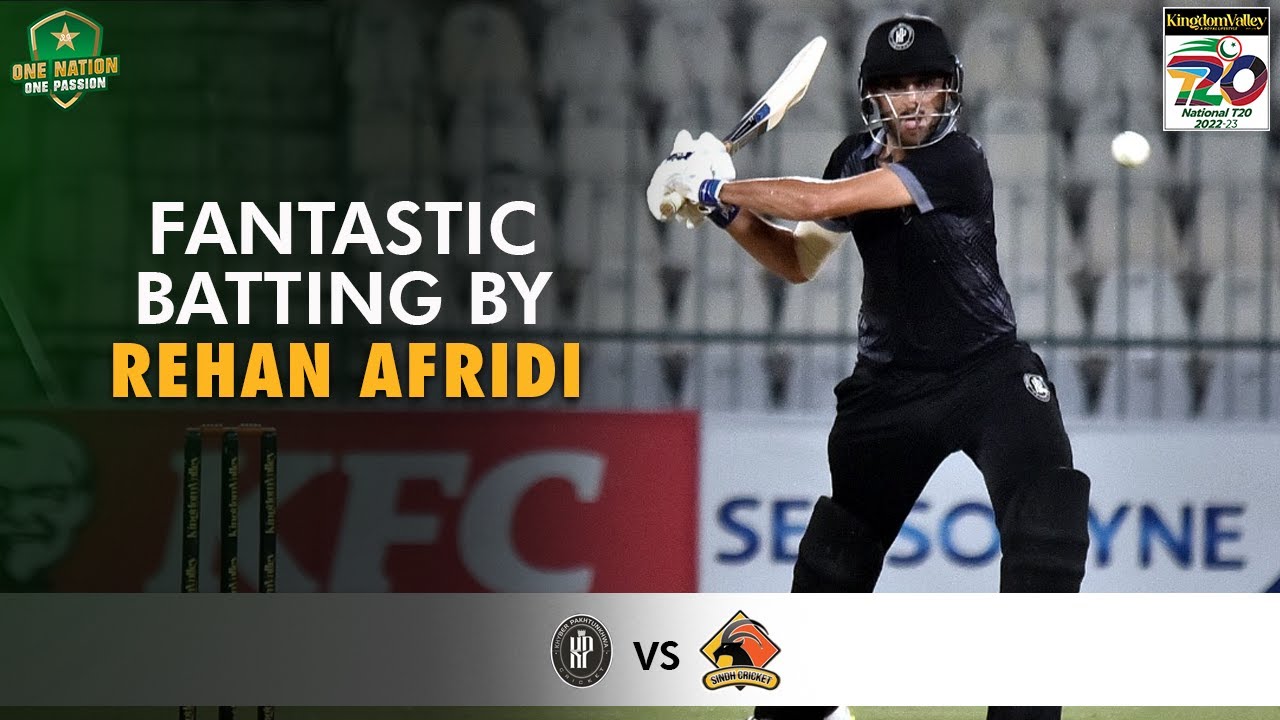 Fantastic Batting By Rehan Afridi | KP vs Sindh | Final Match 33 ...