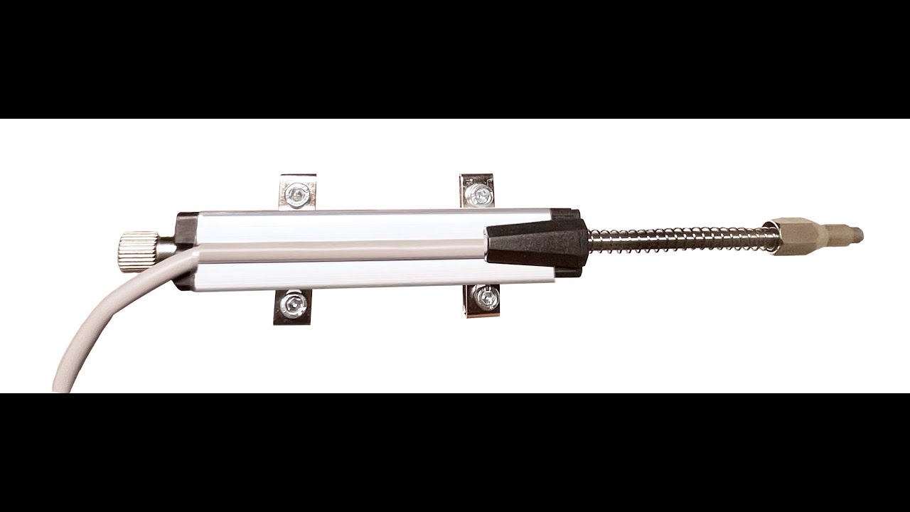 iLVDT Linear Displacement Sensor with USB Output - YouTube