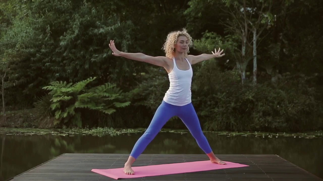 Lauren Verona Yoga for Anxiety 30 Minute Standing Sequence - YouTube