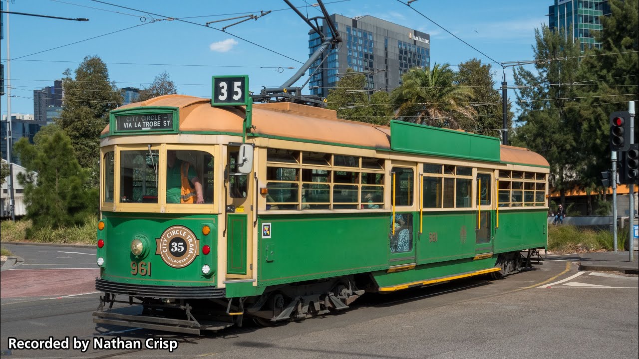 Yarra Trams W8 Class (Tram No. 961) - YouTube