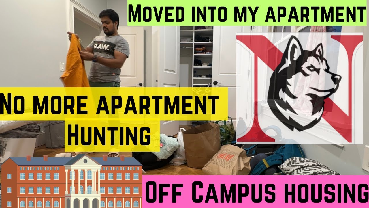 NORTHEASTERN UNIVERSITY off-campus apartment || Moved into my apartment - YouTube