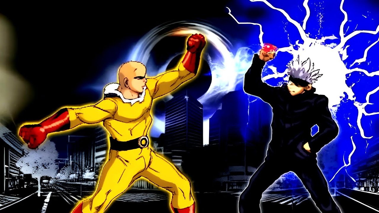 Manga Saitama V2 OP VS Limitless Gojo V2 OP in Jump Force Mugen - YouTube