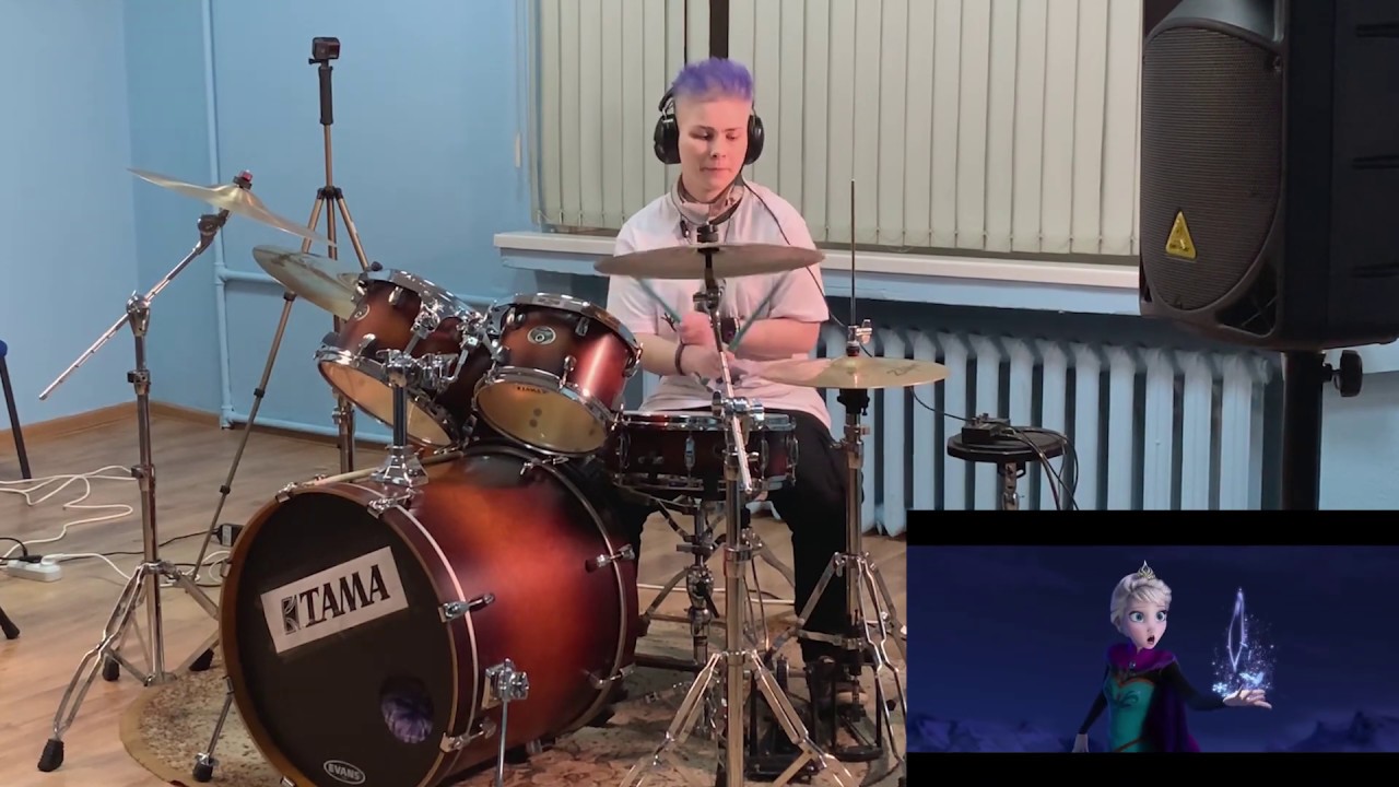 Let it go - Frozen (Drum cover, season concert in DrumPark school ...