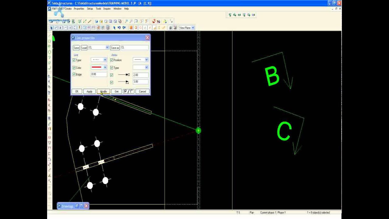 Tekla Structures Training - 032 -2D XSTEEL- ASSEMBLY EDIT - YouTube