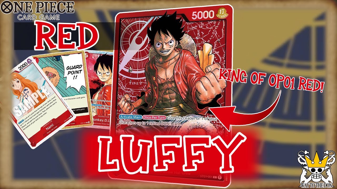 Red Luffy Deck Profile and Discussion || One Piece Card Game [OP-01 ...