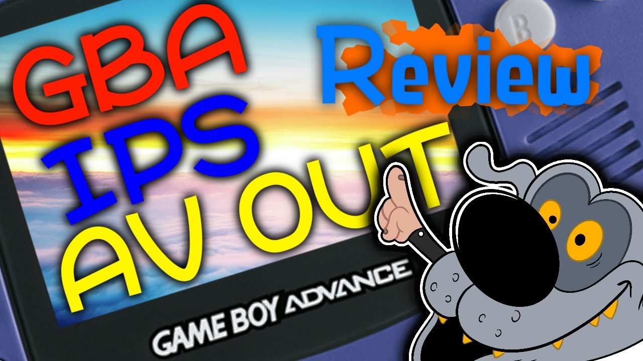 GameBoy Advance IPS and AV Out Mod Review - YouTube