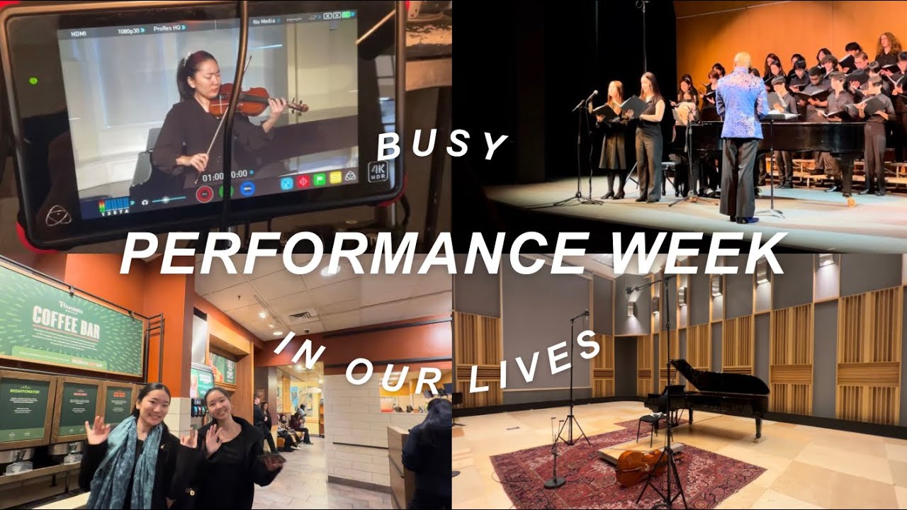 PERFORMANCE WEEK IN OUR LIVES AT A PRIVATE ARTS HIGH SCHOOL - YouTube