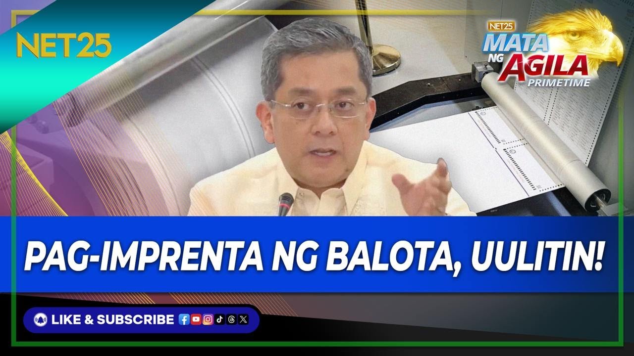 PAG-IMPRENTA NG BALOTA, MULI NANG SINIMULAN - YouTube