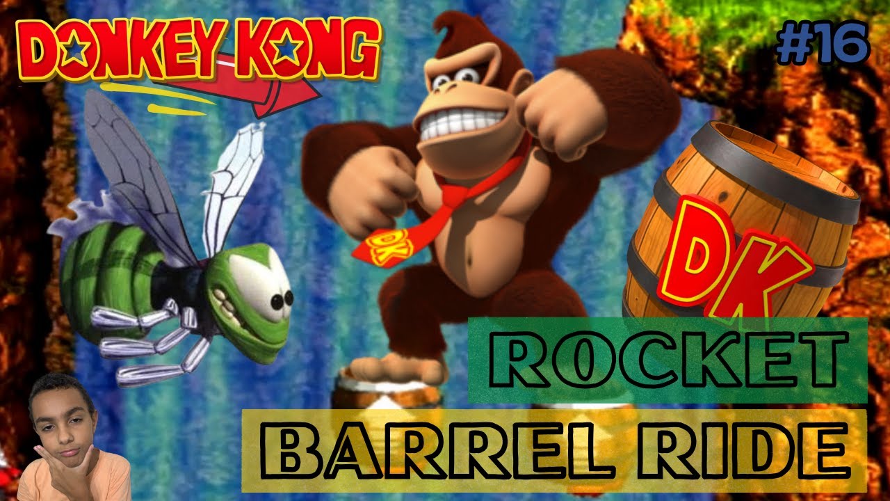 DONKEY KONG COUNTRY 3 - Rocket Barrel Ride - YouTube
