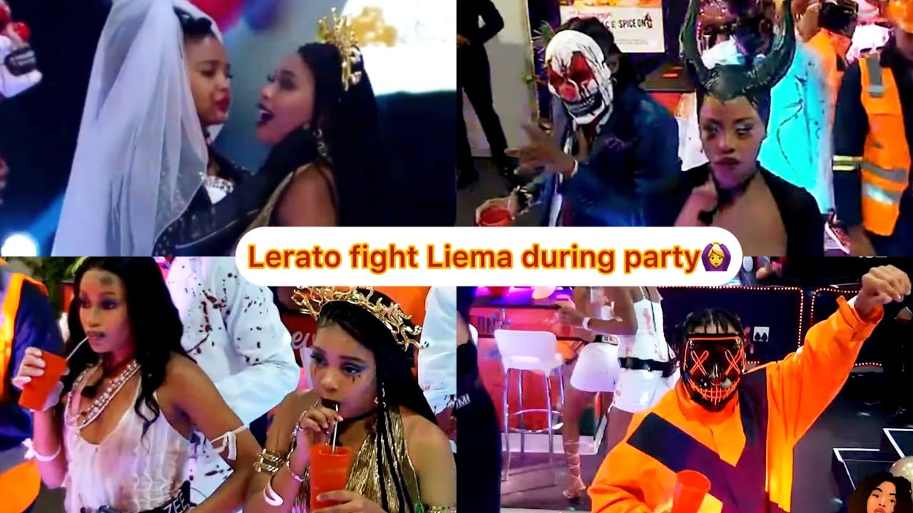LIEMA & LERATO DRAMA DURING SATURDAY NIGHT PARTY LIVE~ MPUMI ...