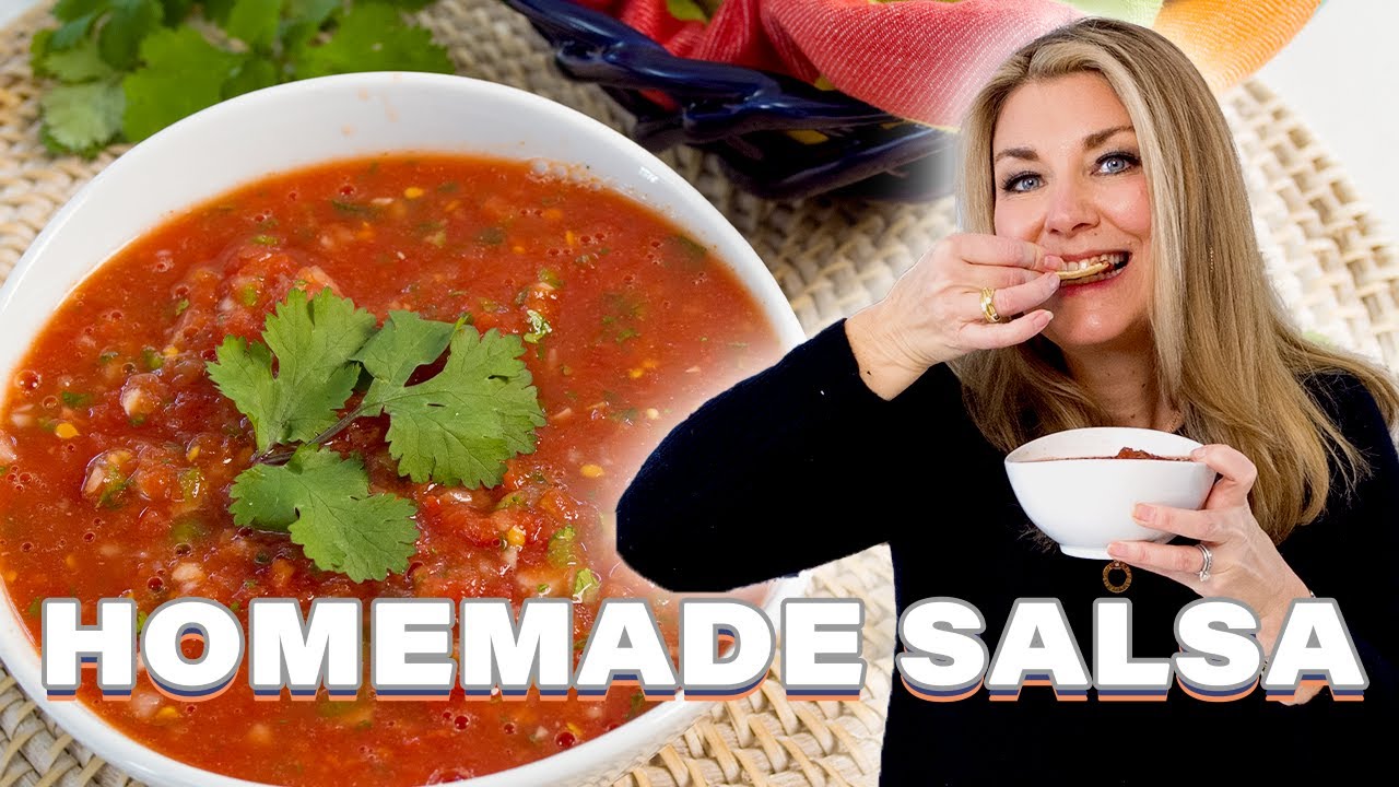 Restaurant Style Salsa at Home in Minutes! - YouTube