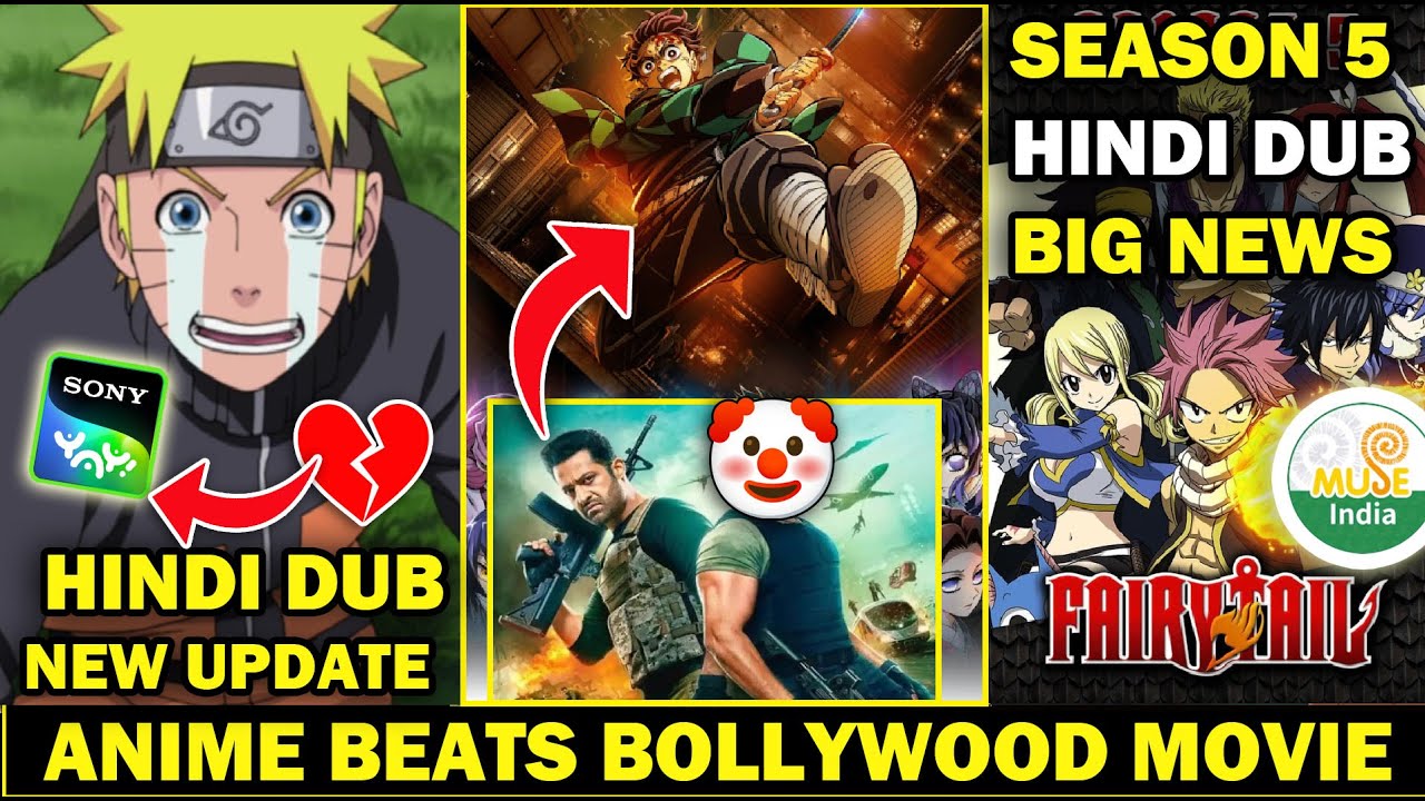 Naruto Shippuden Hindi Dub New Update | Muse India New Hindi Dub ANIME ...