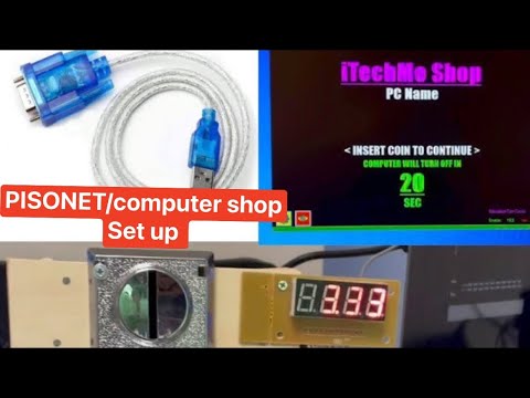 Pisonet set up Auto shutdown CPU - YouTube
