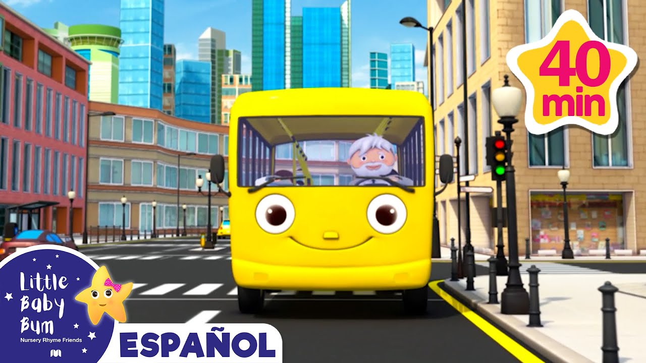El autobus amarillo |🚌 Caricaturas de autobuses 🚌| Canciones infantiles ...