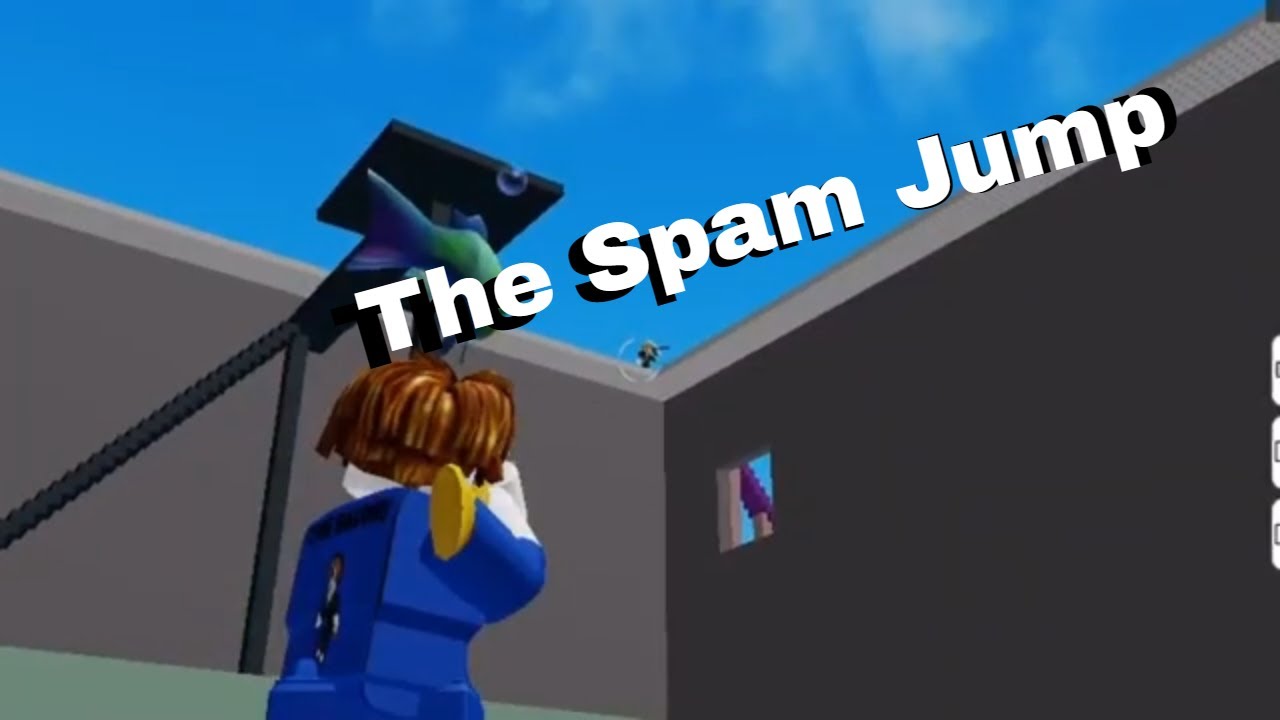 Doing Spam Jump On Roblox Gun Game 😅 - YouTube