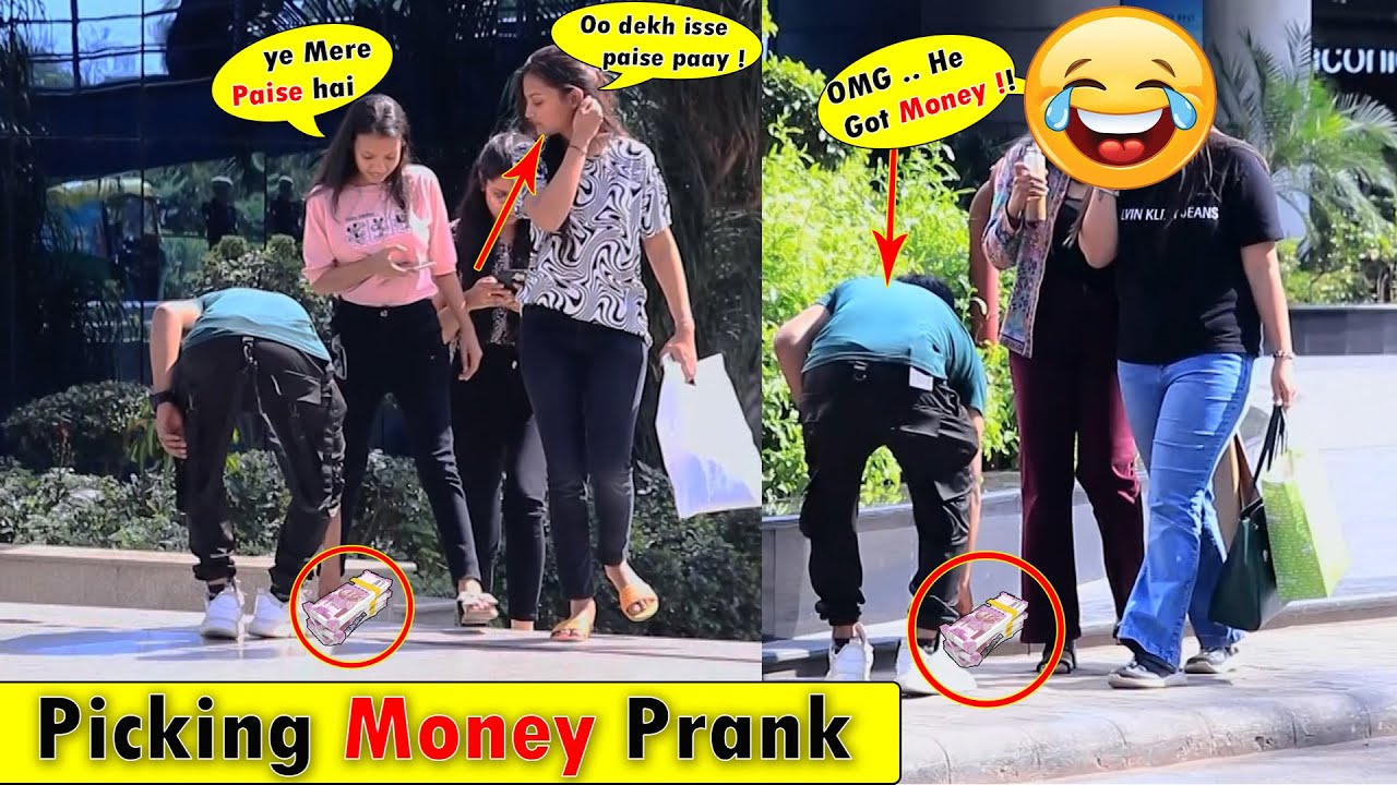 Money Picking Prank Part 03 | Bhasad News | Pranks in India 2023 - YouTube
