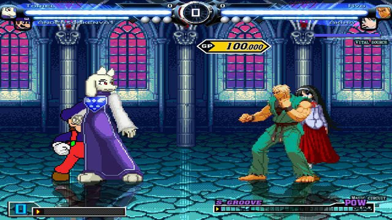 Toriel XIV & AK1 Luigi MUGEN 1.0 Survival!!! - YouTube