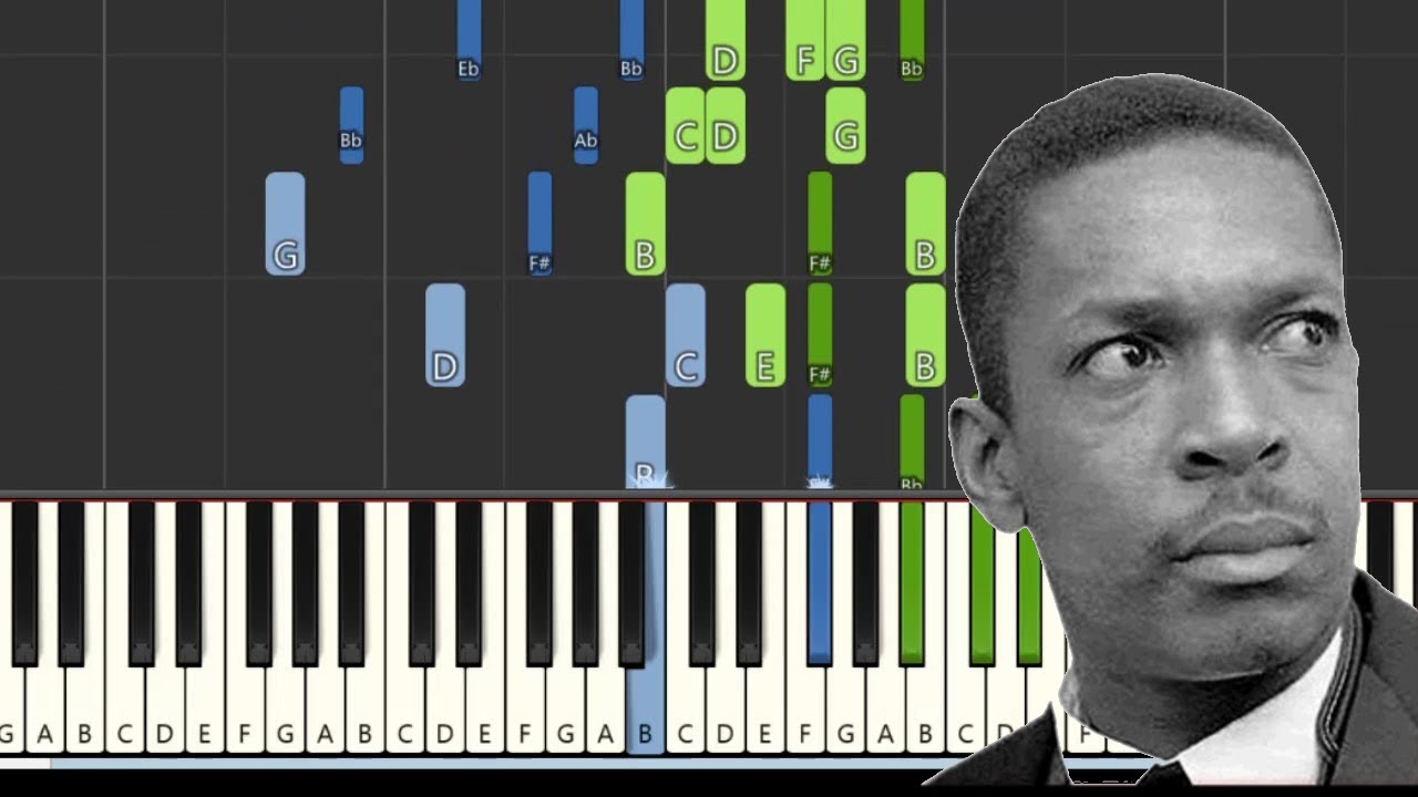 John Coltrane - Giant Steps [Synthesia] (Piano tutorial) - YouTube