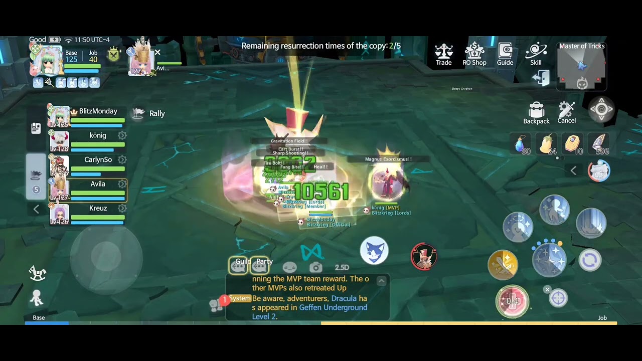 Ragnarok Origin World Constellation Tower ( Normal ) Floor 2 Owl baron ...