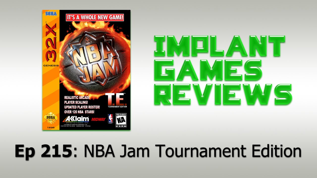 NBA Jam Tournament Edition (Sega 32x) - IMPLANTgames Reviews - YouTube