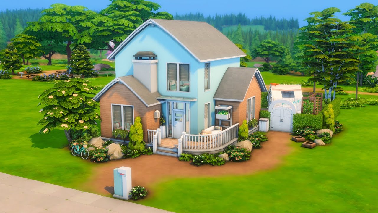 Cartoony Family Home | Sims 4 Speed Build - YouTube