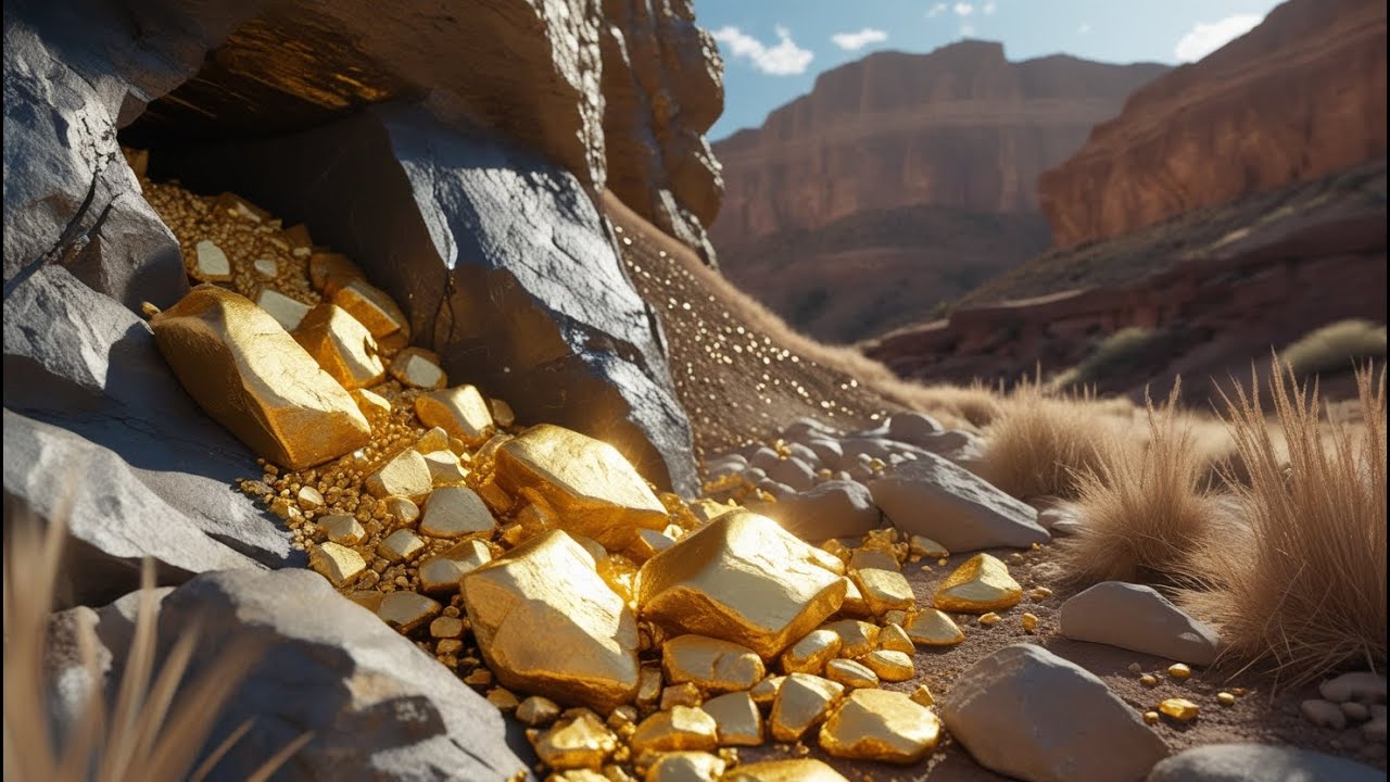 It's amazing! Expensive gold Nuggets found at the mountain - YouTube