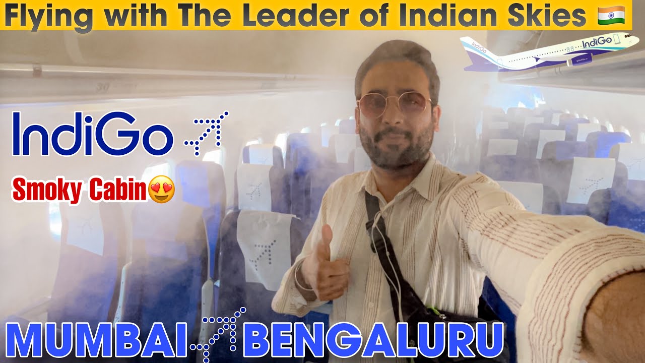 Indigo 6E 5382 Mumbai Bengaluru Flight Review | Airbus A321 neo doing ...