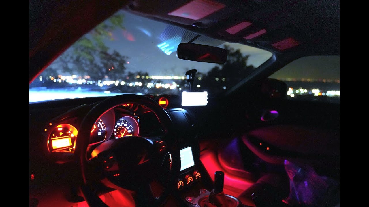 Moonlit Night Drive in Nissan 370Z Kinetics HF Cats and REV9 single ...