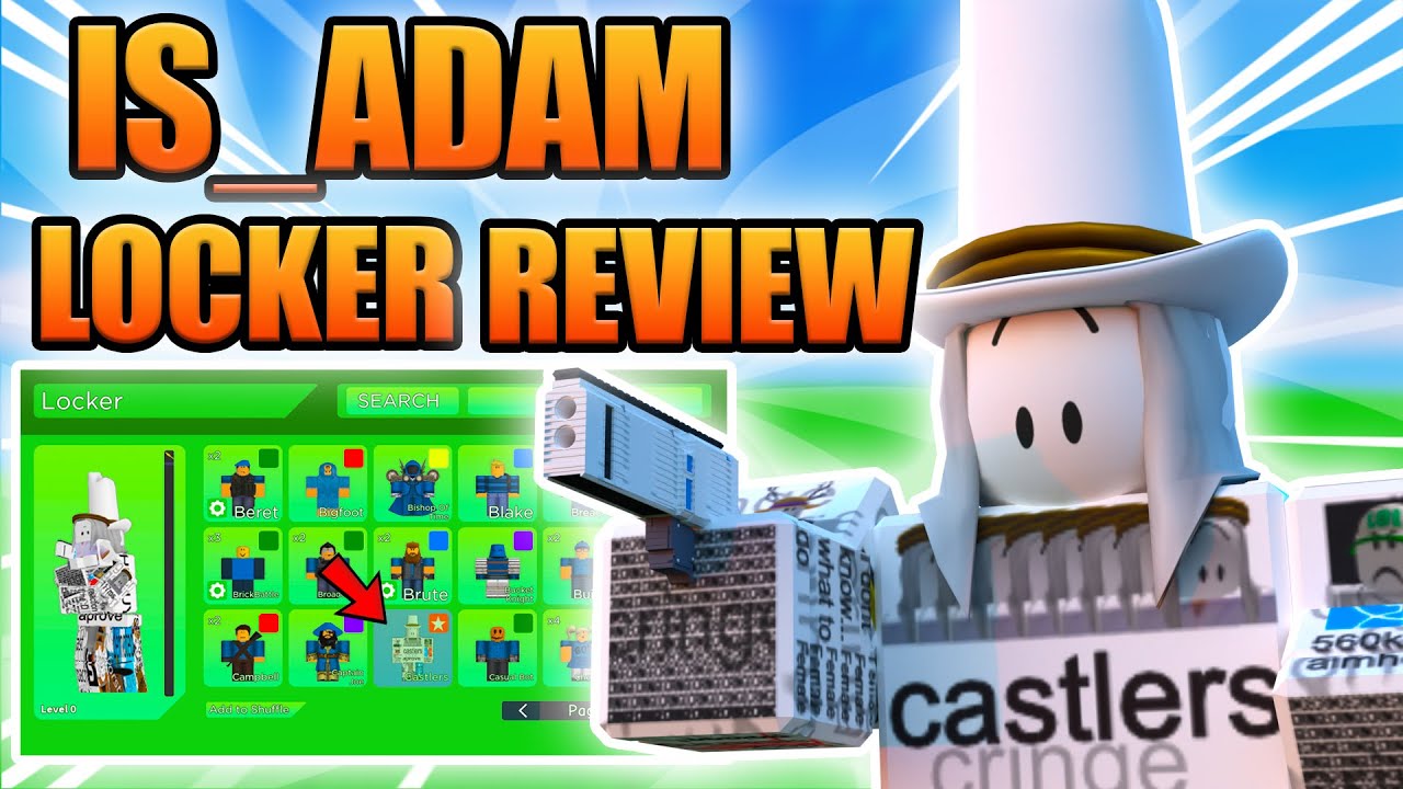 *RATING IS_ADAM'S LOCKER REVIEW!* (Roblox Arsenal) - YouTube