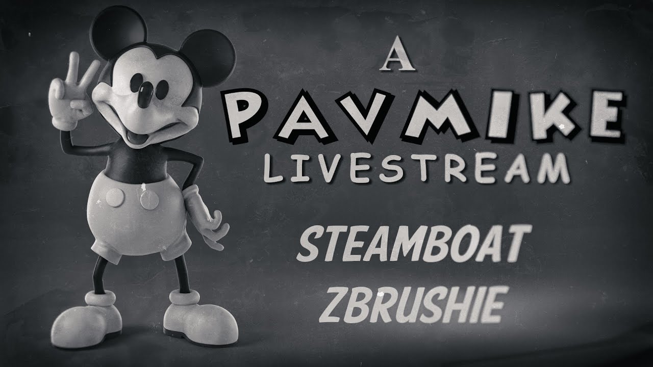 Model and Animate Mickey from Steamboat Willie - Livestream! - YouTube