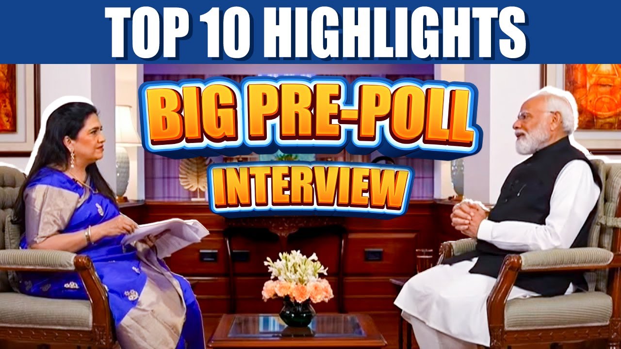PM Modi interview |ANI| Top 10 Highlights |Electoral Bonds |ED| LS ...