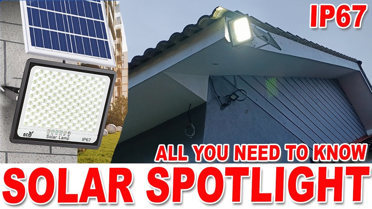 Unboxing LED Solar Spot Light / What inside LED Solar Spot Light box ...