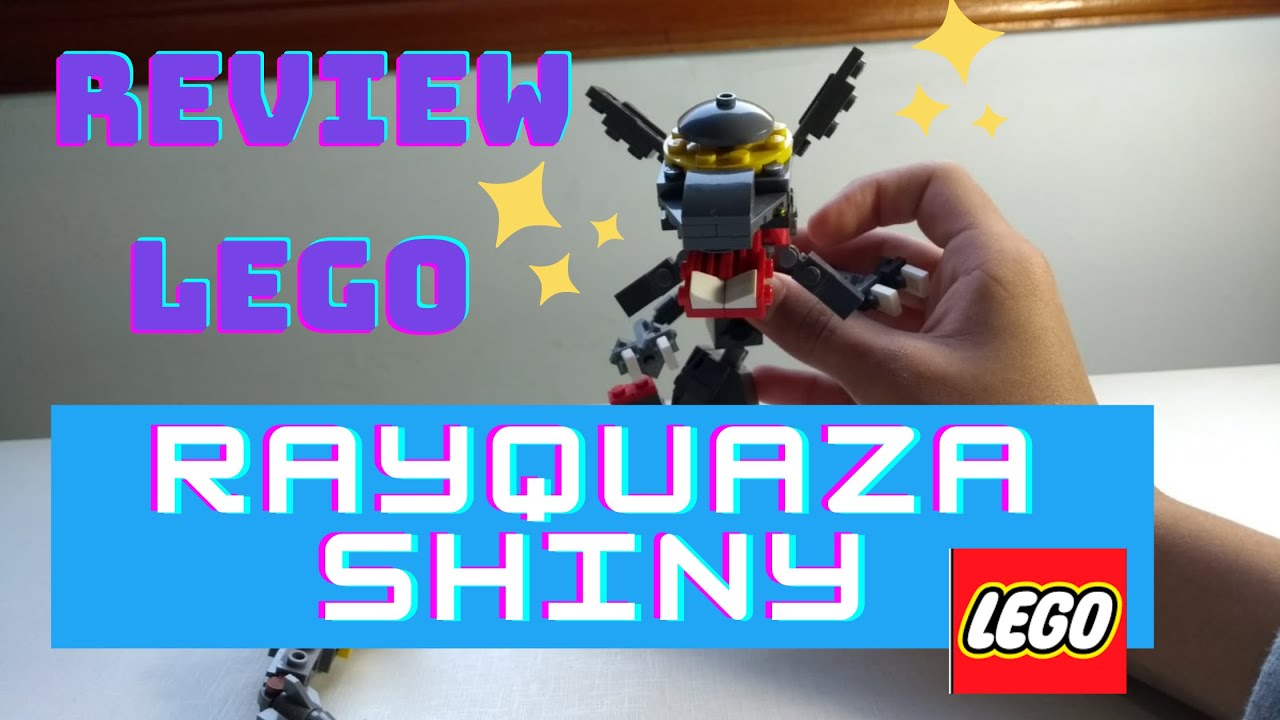 🔴REVEW: Lego Rayquaza Shiny!! Feito por mim!🔴 - YouTube