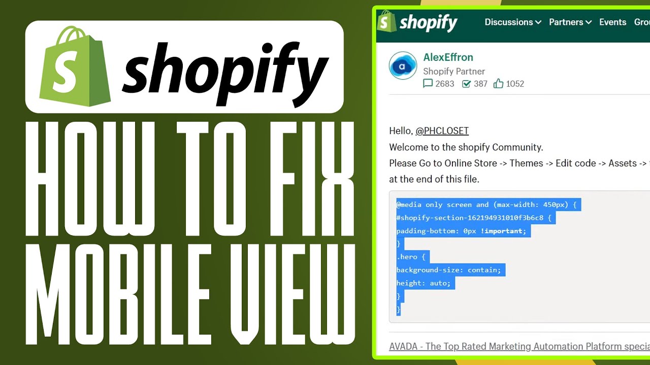 How to Fix Mobile View on Shopify 2025 (Updated) - YouTube