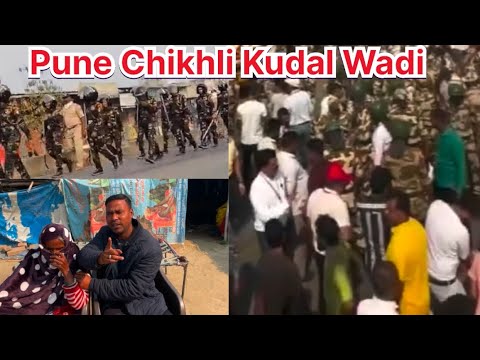 😭Pune Chikhli Kudal Wadi Tod Diya Gaya Hai - YouTube