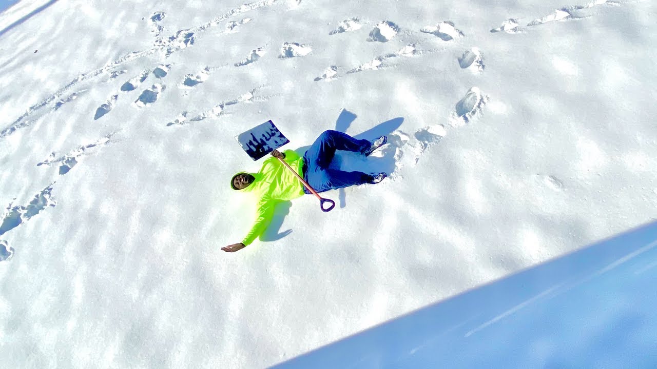 Satisfying Snow Shoveling Full Body Workout - YouTube