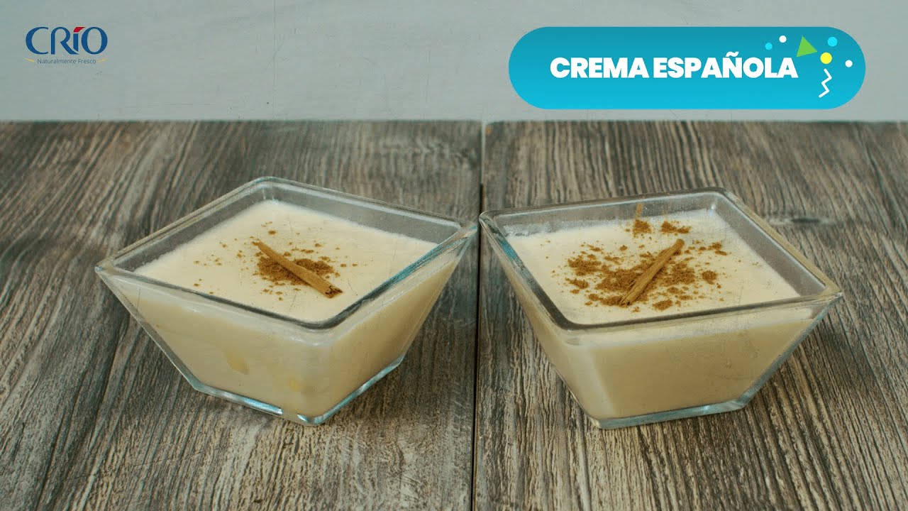 🍮 CREMA ESPAÑOLA 🍮 Recetas que puedes preparar con Huevo CRÍO - YouTube