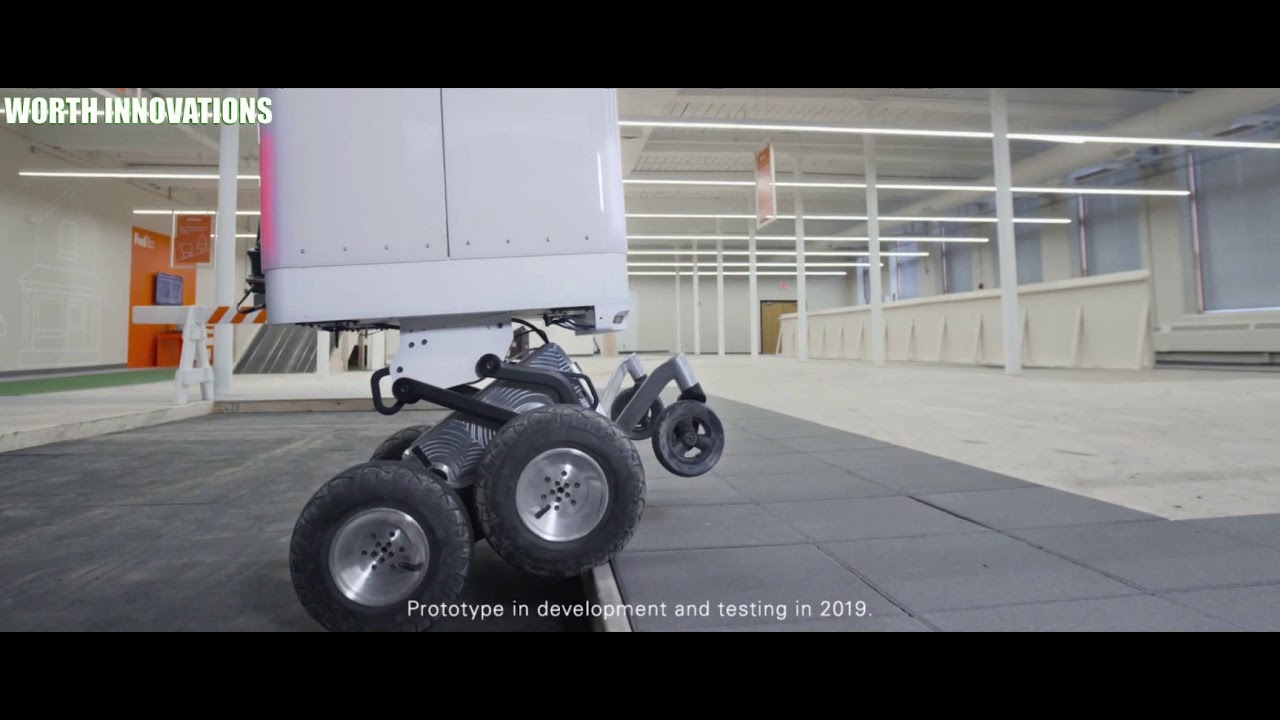 FEDEX SAMEDAY AUTONOMOUS DELIVERY ROBOT [worth innovations] - YouTube