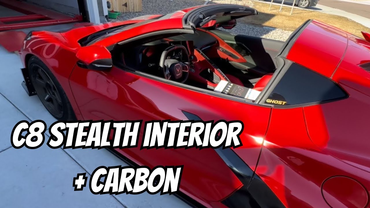 C8 corvette stealth interior option and Carbon Fiber package - YouTube