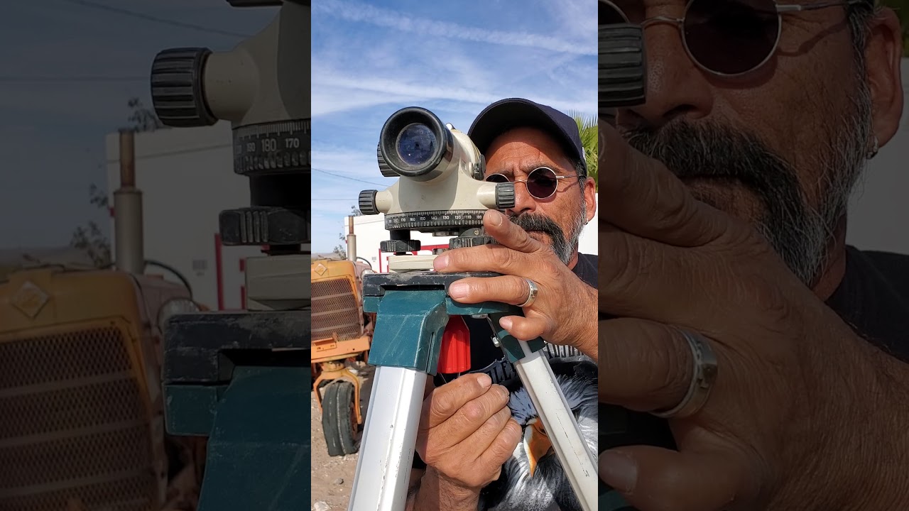 Instructions on how to use a transit level - YouTube