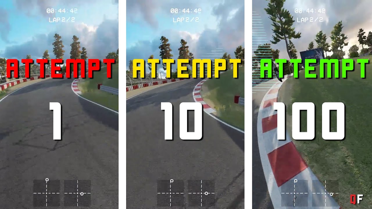 1 Vs. 100 Attempts | Drone Racing Improvement Challenge Liftoff - YouTube