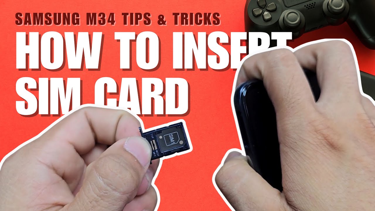How to Install a SIM Card to Samsung Galaxy M34 - YouTube