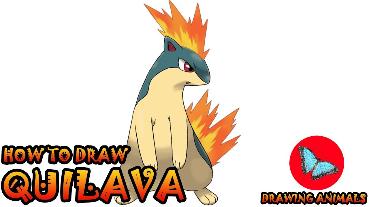 How To Draw Quilava Pokemon | Drawing Animals - YouTube