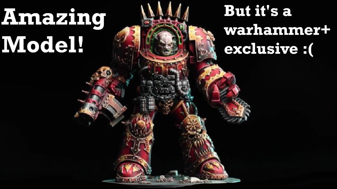 New World Eaters Terminator Model Is An Warhammer+ Exclusive Model ...