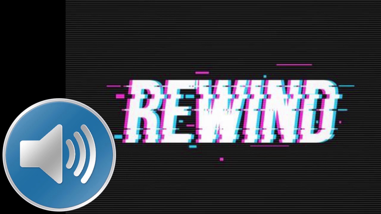 Efek suara memundurkan waktu, mempercepat waktu / rewind sound effect ...