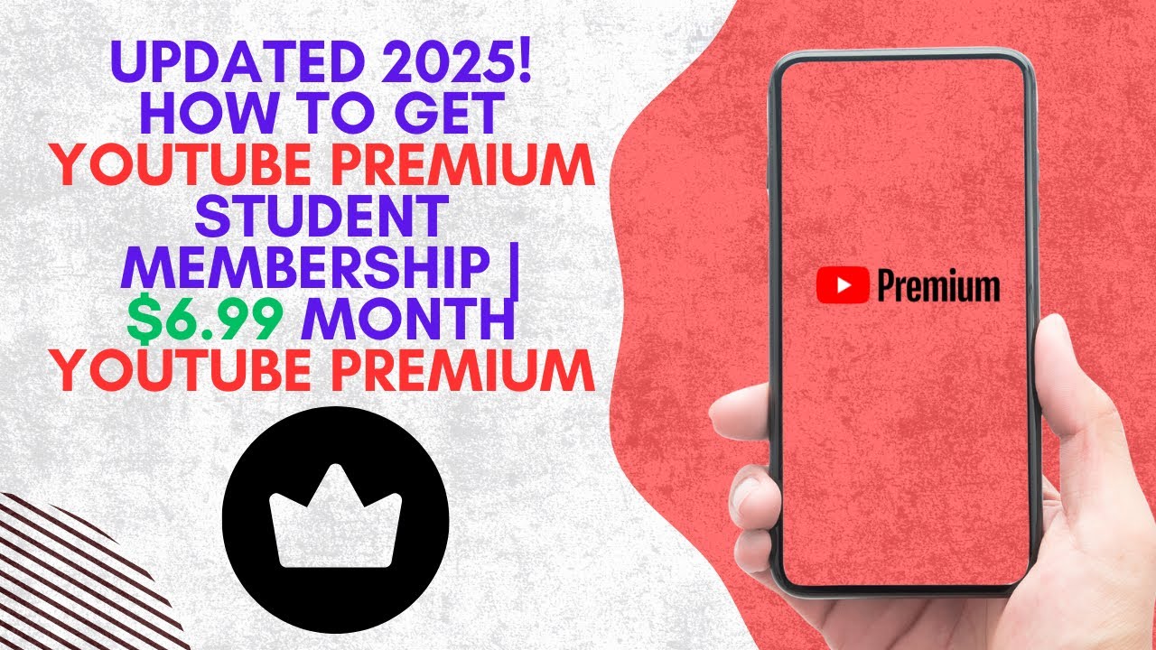 UPDATED 2025! How To Get YouTube Premium STUDENT MEMBERSHIP | $6.99 ...