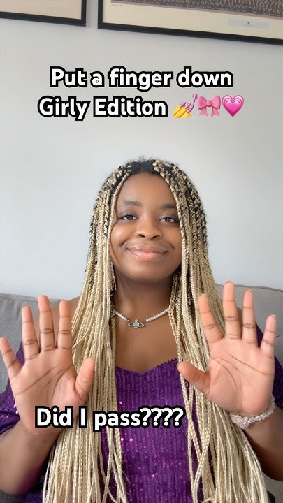 Put a Finger Down: Girly Edition 💅🎀💖 | How many fingers did YOU put down? #shorts - YouTube