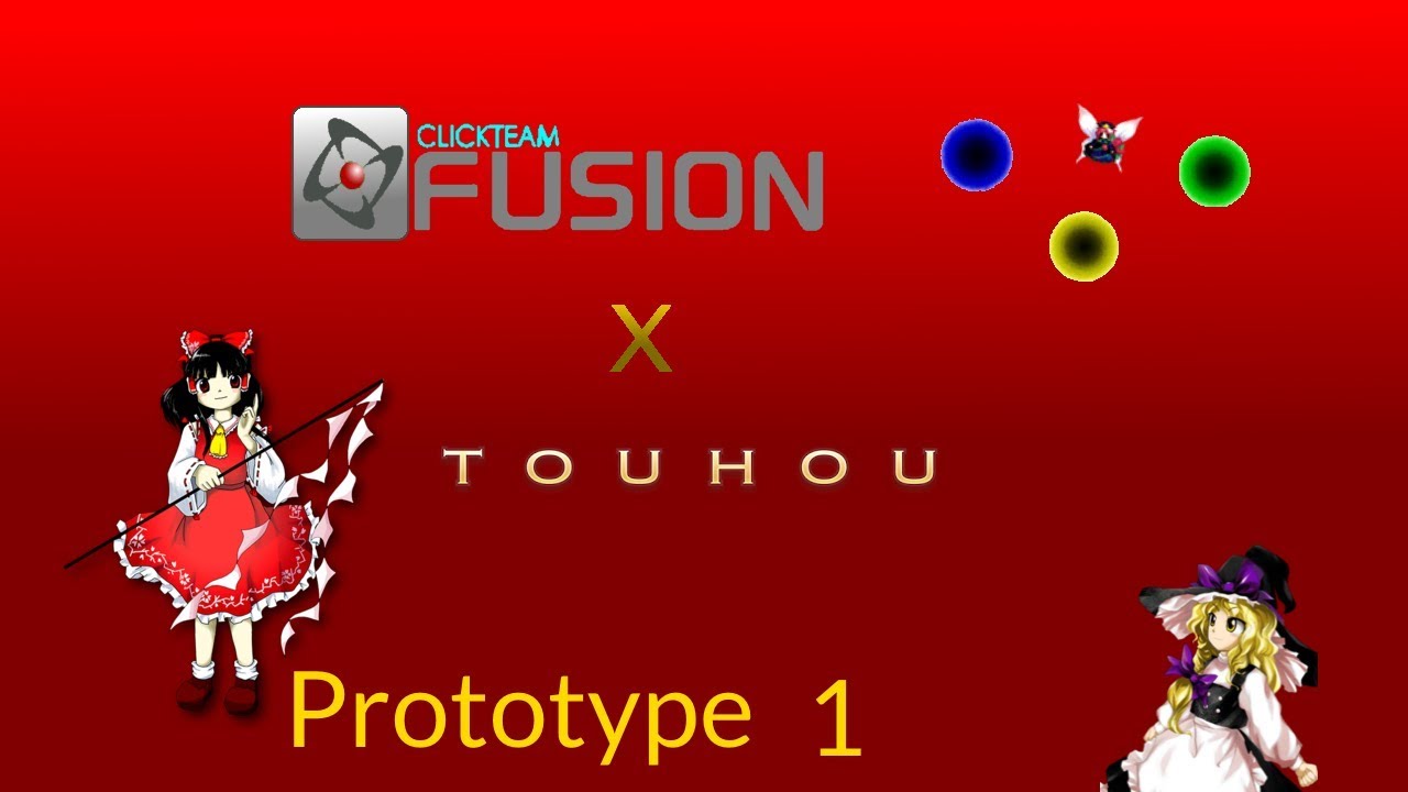Clickteam Fusion - Touhou Fan made - Prototype 1 - YouTube