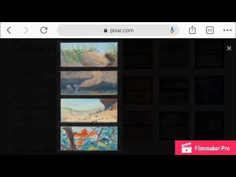 Pixar color scripts