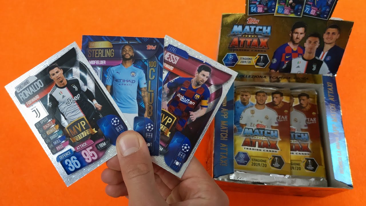 RONALDO e MESSI MVP + un 100 CLUB!! Box Match Attax Champions League ...